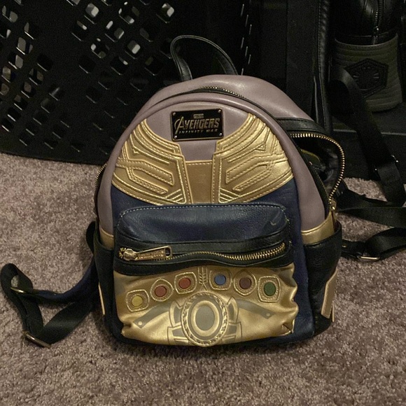 Loungefly | Bags | Thanos Backpack And Matching Wallet | Poshmark